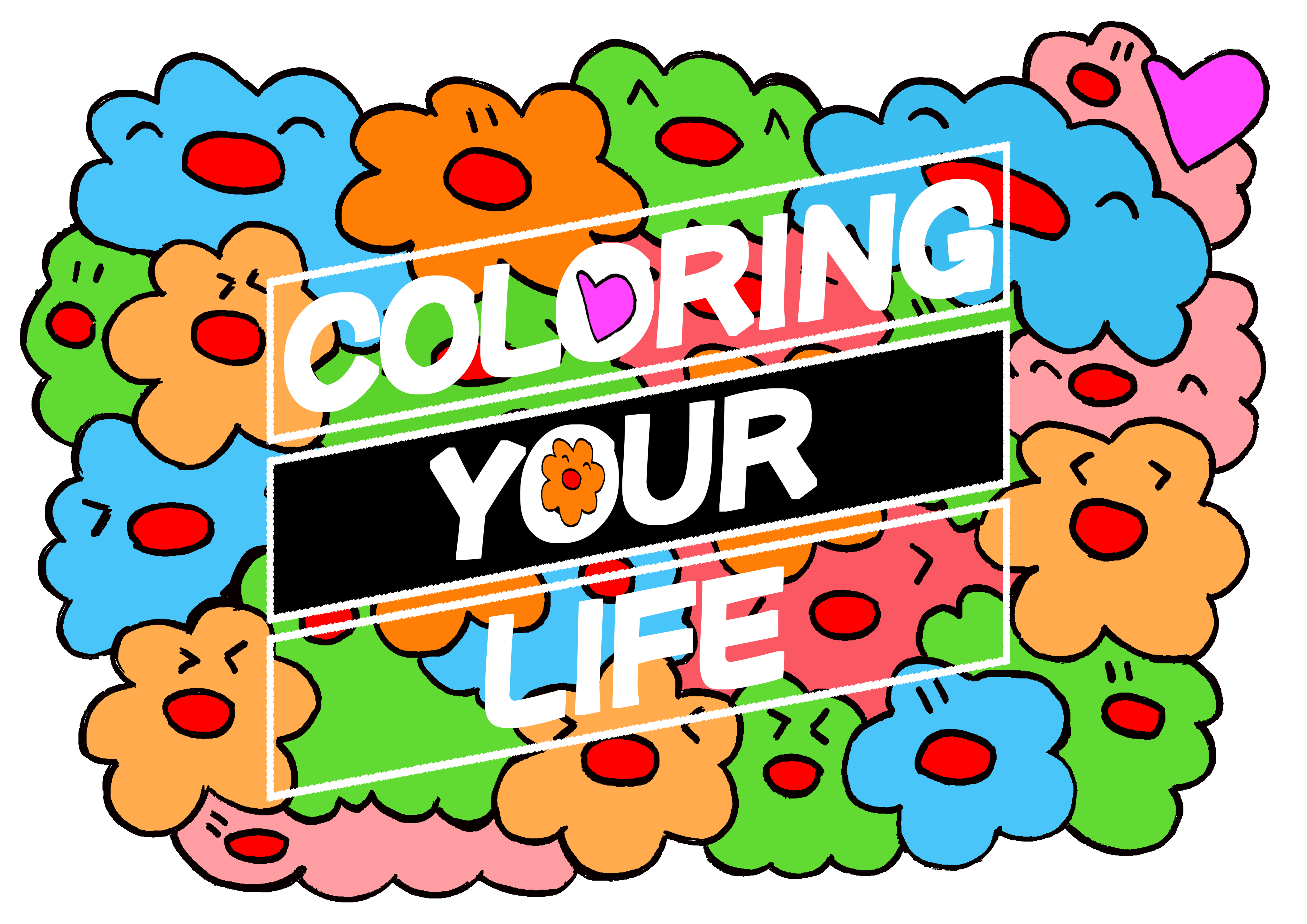coloring your life | just-pointイラストサイト